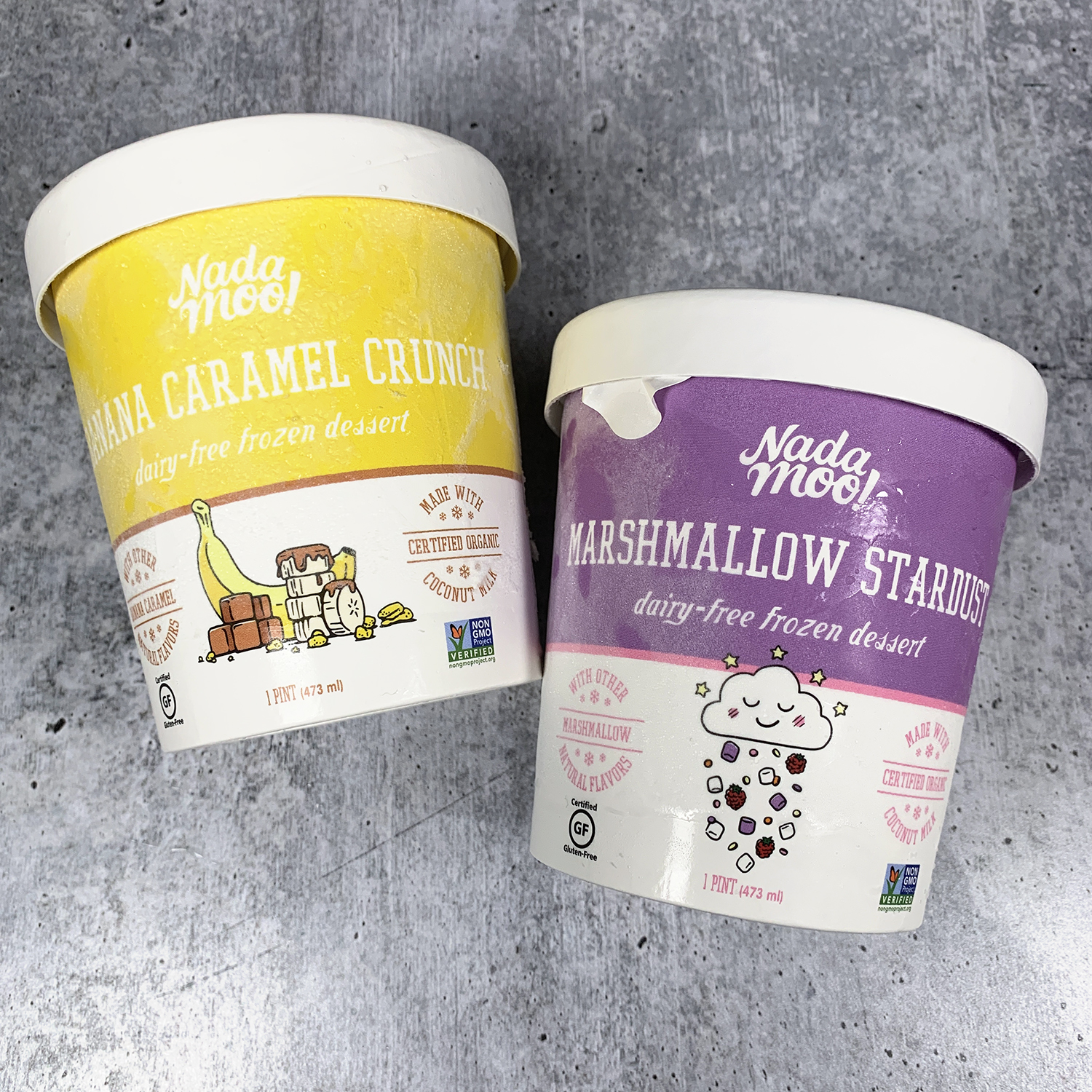 Nada Moo Dairy Free Ice Cream Product Reviews: Banana & Stardust